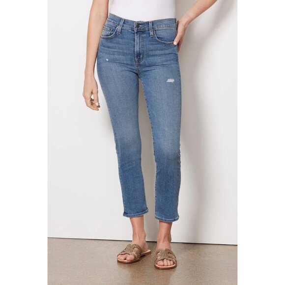 Edwin | Jeans | Edwin 26 Elin Straight Crop Jeans Wavelength | Poshmark